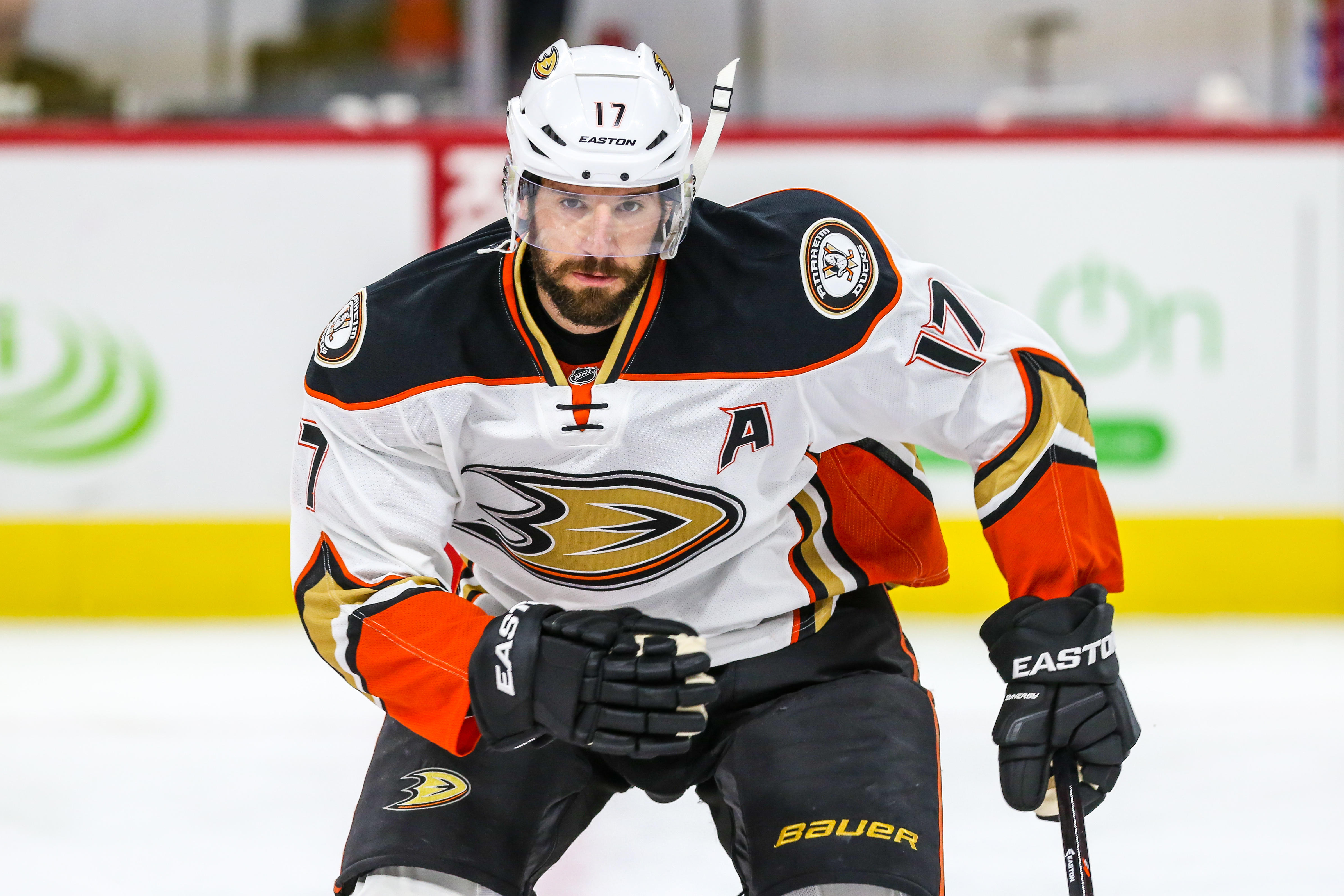 Anaheim Ducks center Ryan Kesler (17) during the NHL game between the ...